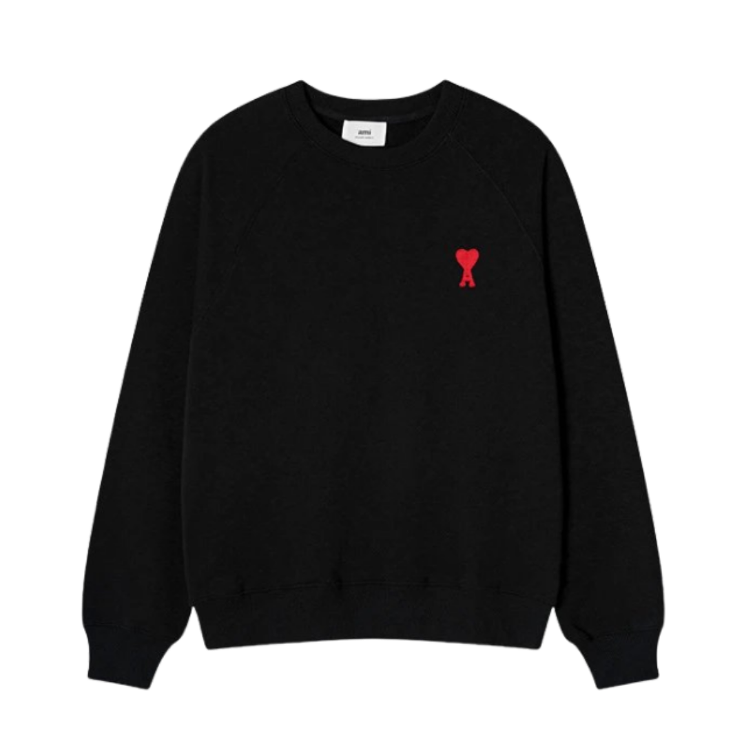 Ami Paris Small Icon Sweater Black & Red – ACBUY SPREADSHEET